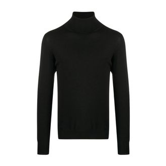La Fileria Maglia in Lana Vergine - - Knitwear - Herren - Schwarzk - L