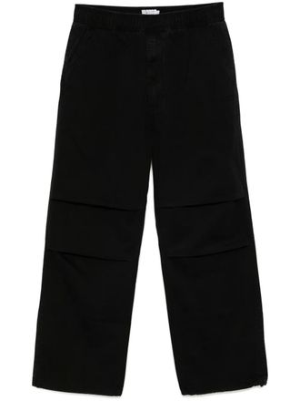 Izzue pantalon à logo brodé - Noir