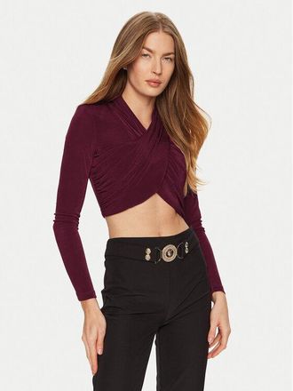Bardot Bardot Bluse 58746TB Dunkelrot Slim Fit