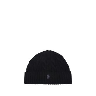 Ralph Lauren Woll-Kaschmir-Beanie - - Accessories - Herren - Schwarzk - ONE SIZE