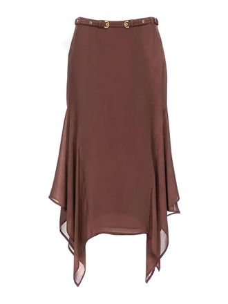 Pinko Jupe Midi - Marron