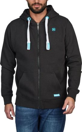 Riverso Sweatjacke Herren mit Kapuze Rei&szlig;verschluss Regular Fit RIVNoah Kapuzenjacke Hoodie Kapuzenpullover Schwarz 3XL, Gr&ouml;&szlig;e:3XL, Farbe:Black (24000)