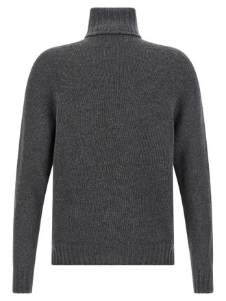 Maryya Virgin Wool and Cashmere Blend Sweater - Charcoal
