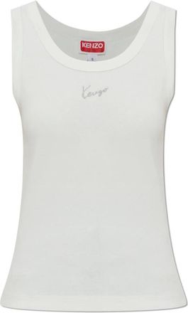 Kenzo Femme, Tops, Blanc, Taille: 38 FR D&eacute;bardeur Signature