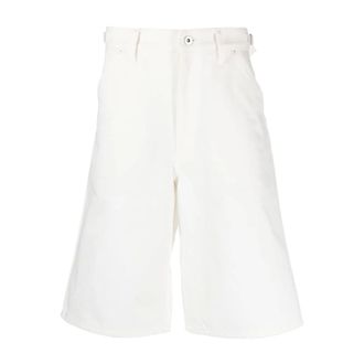 Jil Sander Homme, Shorts, Blanc, Taille: W29 Shorts D&eacute;contract&eacute;s