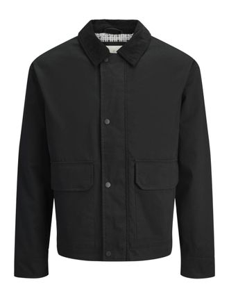 Jack & Jones Herren Jprccriver Utility Jacket Sn, Black, l