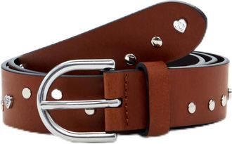 Desigual BELT_HEART STUDS, 6000 BROWN, 95