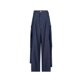 Darkpark Ruth Cargo Hose - - Trousers - Damen - Blau - 3XS