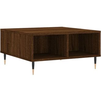 vidaXL Couchtisch Braun Eichen-Optik 60x60x30 cm Holzwerkstoff vidaXL