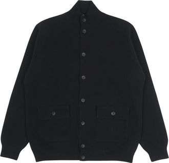 FILIPPO DE LAURENTIIS Homme, Pulls, Noir, Taille: XL Cardigan boutonn&eacute;