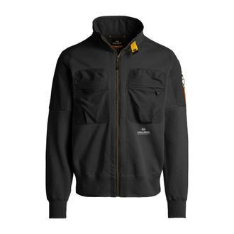 Parajumpers Military-inspirierter Zip-Through-Sweatshirt - - Sweatshirts & Hoodies - Herren - Schwarzk - XL