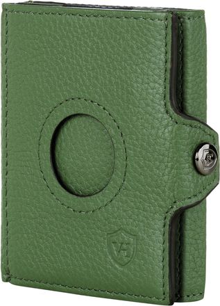 Von Heesen Airtag Slim Wallet mit RFID-Schutz - Airtag Portmonee Herren klein aus echtem Leder - Mini Geldb&ouml;rse - Kreditkartenetui Kartenetui - Portemonnaie Geld