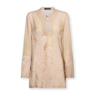 Elena Miro Damen, Blusen & Hemden, Beige, 4XLGr&ouml;&szlig;e