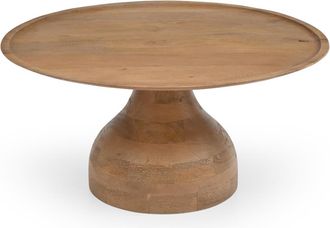 Giga Meubel Couchtisch Joji - Natur Mango Holz - Ø80x39cm