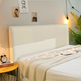Generic Kopfteilbezug, atmungsaktiver Staubschutz, einfach anzubringender M&ouml;belschutz, rutschfest und schmutzabweisend - ideal f&uuml;r das Schlafzimmer.-Color 10|