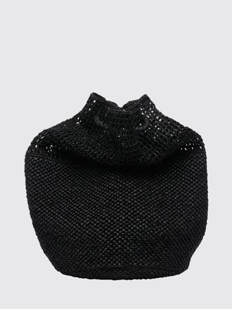 Ibeliv Sac seau Sail en raphia avec cordon de serrage et anse tress&eacute;e