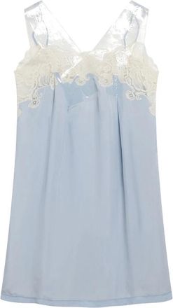 Maison Margiela Femme, Robes, Bleu, Taille: 38 FR Taped Slip Dress