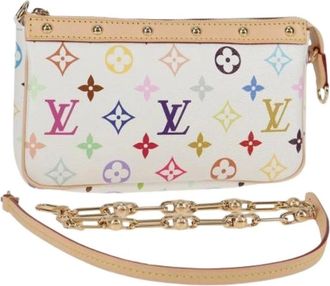 Louis Vuitton Pre-owned Toile sacs-louis-vuitton - Femme - Pre-owned - Blanc - Taille: ONE Size