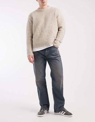 Tommy Jeans Otis - Regular-Fit-Jeans in verwaschenem Mittelblau mit geradem Bein