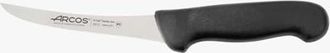 Arcos Ausbeinmesser Curvado Semiflexibel - Edelstahlklinge 140 mm - Schwarzer Polypropylen-Griff - Ideal zum Entbeinen von Fleisch - Serie 2900