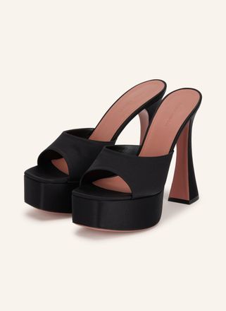 Amina Muaddi Amina Muaddi Plateau-Mules Dalida schwarz