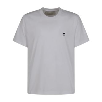 Ami Homme, Tops, Blanc, Taille: S Quota Contrasted ADC T-shirt