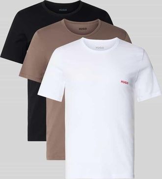 HUGO BOSS Regular Fit T-Shirt-Set aus reiner Baumwolle Modell T-SHIRT RN TRIPLET P