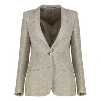 Tagliatore Einreihiger Ein-Knopf-Blazer - - Jackets - Damen - Beige - S