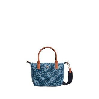 Tommy Hilfiger Sac &agrave; main &agrave; imprim&eacute; monogramme en coton