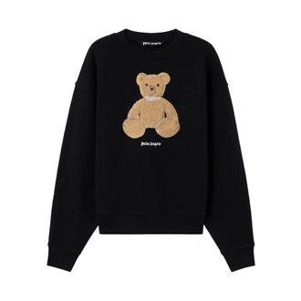 Palm Angels Herren, Sweatshirts & Hoodies, Schwarzk, LGr&ouml;&szlig;e