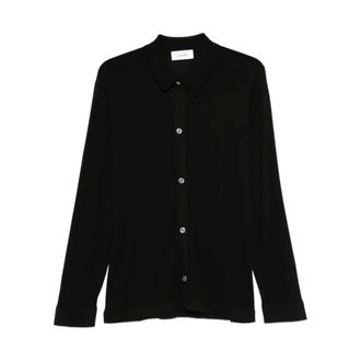 Lardini Homme, Chemises, Noir, Taille: M Chemise boutonn&eacute;e en soie