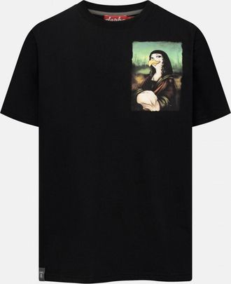 Derbe Derbe T-Shirt M&ouml;we Lisa Schwarz GOTS Organic