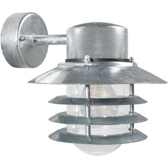 Nordlux Applique murale vejers Down Acier galvanis&eacute; Acier galvanis&eacute;, H.23 - IP54 - E27 / Nordlux Ext&eacute;rieur