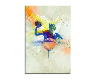 Paul Sinus Art Wasserball II 90x60cm Wandbild SPORTBILD Aquarell Art tolle Farben von Paul Sinus