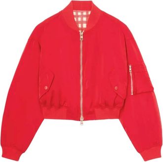 Ermanno Scervino Femme, Vestes, Rouge, Taille: 36 FR Bomber r&eacute;versible