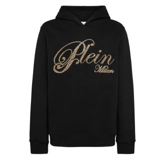 Philipp Plein Fleece Hoodie Sweatshirt Stones - - Sweatshirts & Hoodies - Herren - Schwarzk - S
