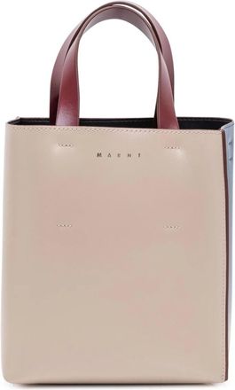 Marni Femme, Sacs, Beige, Taille: ONE Size Museo Mini Tote Bag