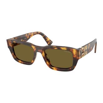 Miu Miu Quadratische Sonnenbrille - - Accessories - Damen - Braun - 53 MM