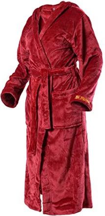 Di Ficchiano Peignoir &agrave; capuche unisexe pour homme et femme Douillet V&ecirc;tement de nuit en microfibre &eacute;l&eacute;gante Kimono avec choix de couleurs et de tailles XXS 5XL Ba