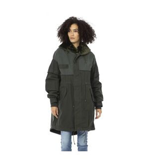 Mr & Mrs Italy Langer Parka - - Coats - Damen - Gr&uuml;n - S