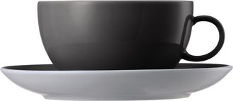 Thomas Sunny Day Grey Cappuccinotasse 2tlg