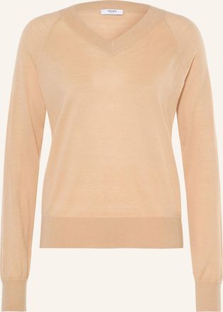 Reiss Reiss Pullover Paris Aus Merinowolle braun