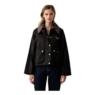 Barbour Icons Tartan Collar Spey Wachsjacke - - Jackets - Damen - Braun - L
