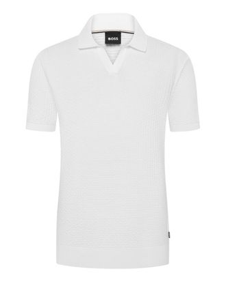 HUGO BOSS leichtes Poloshirt aus Baumwolle in