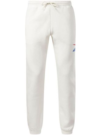 Reebok pantalon de jogging &agrave; logo - Blanc