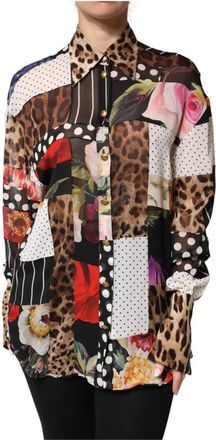 Dolce & Gabbana Femme, Blouses et Chemises, Multicolore, Taille: 34 FR Shirt Top