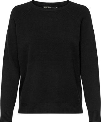 Only Damen Onllesly Kings L/S KNT Noos Pullover 15170427,Schwarz,XS