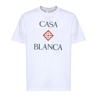 Casablanca T-Shirts - - Tops - Herren - Wei&szlig; - 2XL