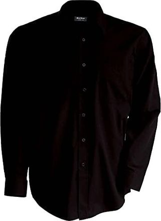Kariban JOFREY > Chemise Manches Longues - Marron, 5XL, Homme