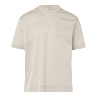 Paolo Pecora Oversize Beige Jersey T-Shirt - - Tops - Herren - Beige - S